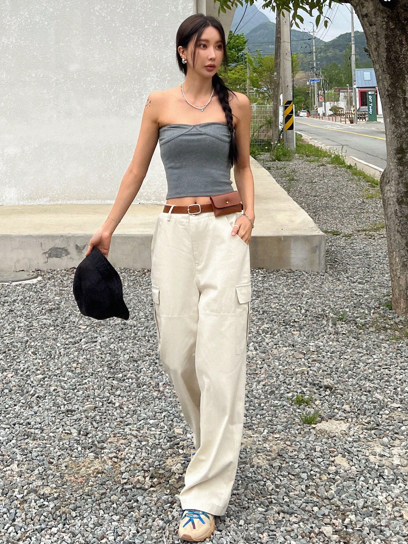 DAZY Flap Pocket Side Cargo Pants Without Belt | SHEIN USA