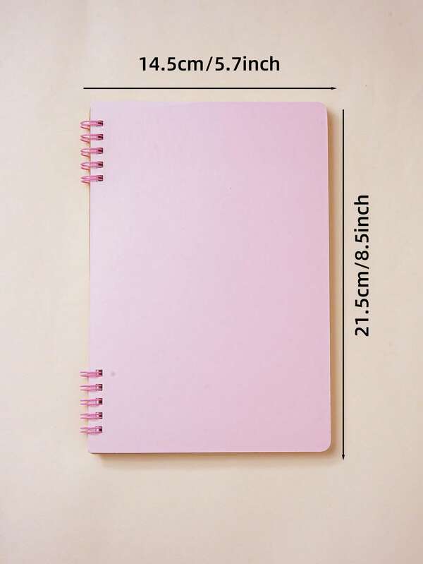 Surprise Yourself With This Stylish A5 Solid Color Spiral Notebook ...