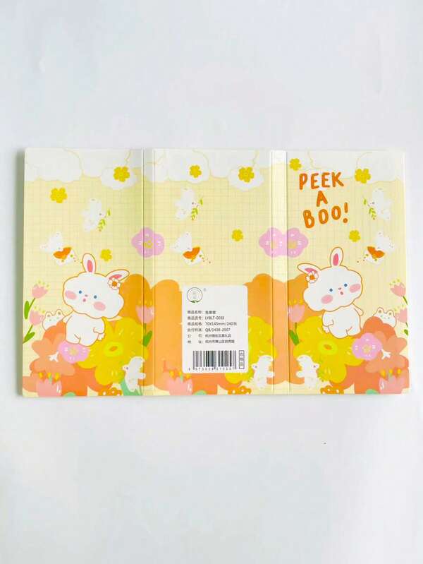 1pc Cartoon Rabbit Pattern Sticky Note & Index Tab Set, Cute Multi ...