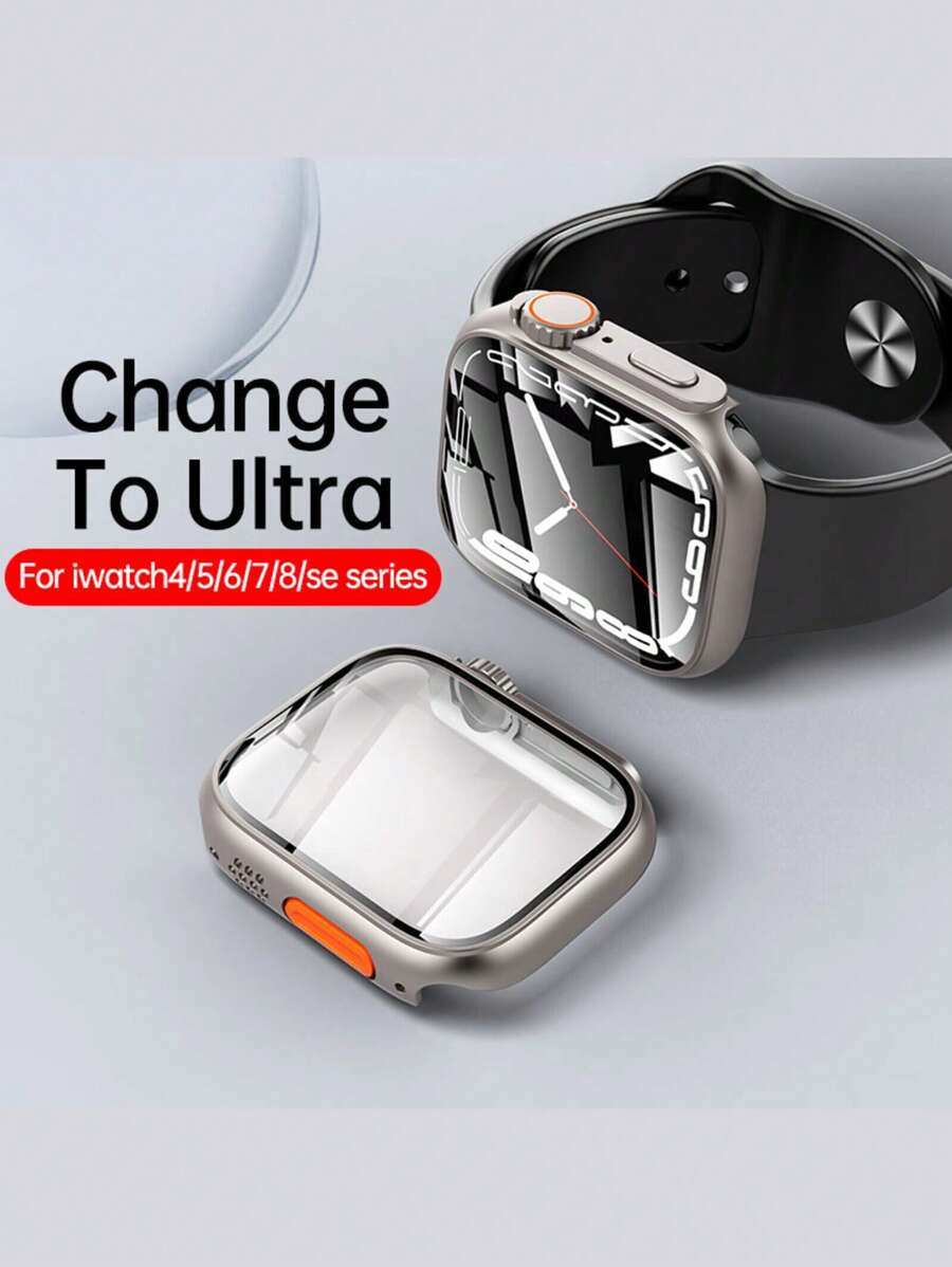1pc Apple Watch Protective Case, Upgrade To Ultra Protective Case+Film ...
