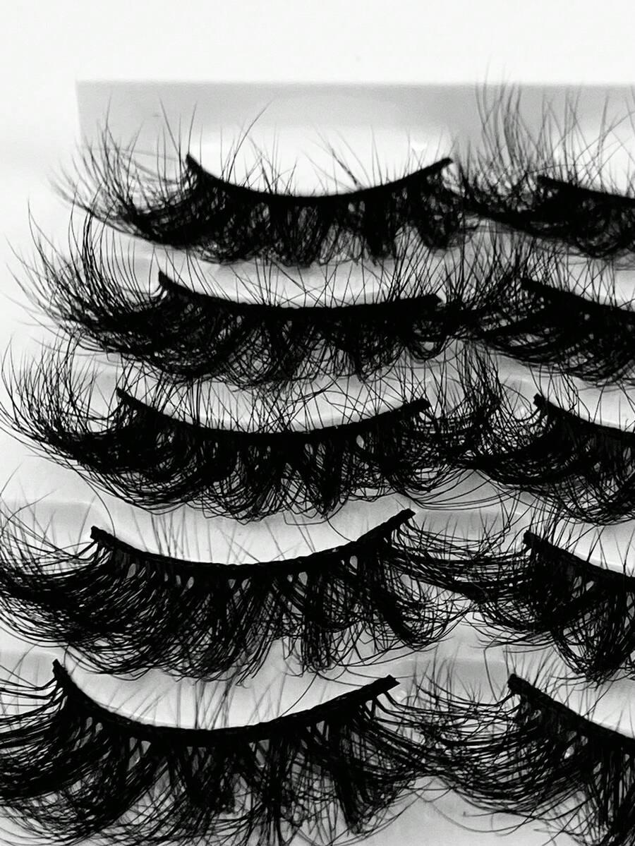 5pairs Extra Long False Eyelashes | SHEIN UK