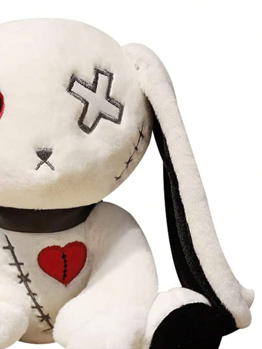 9.45 Inch Creepy Goth Rabbit Plush Rabbit Plush Toys Cute Dreadful ...