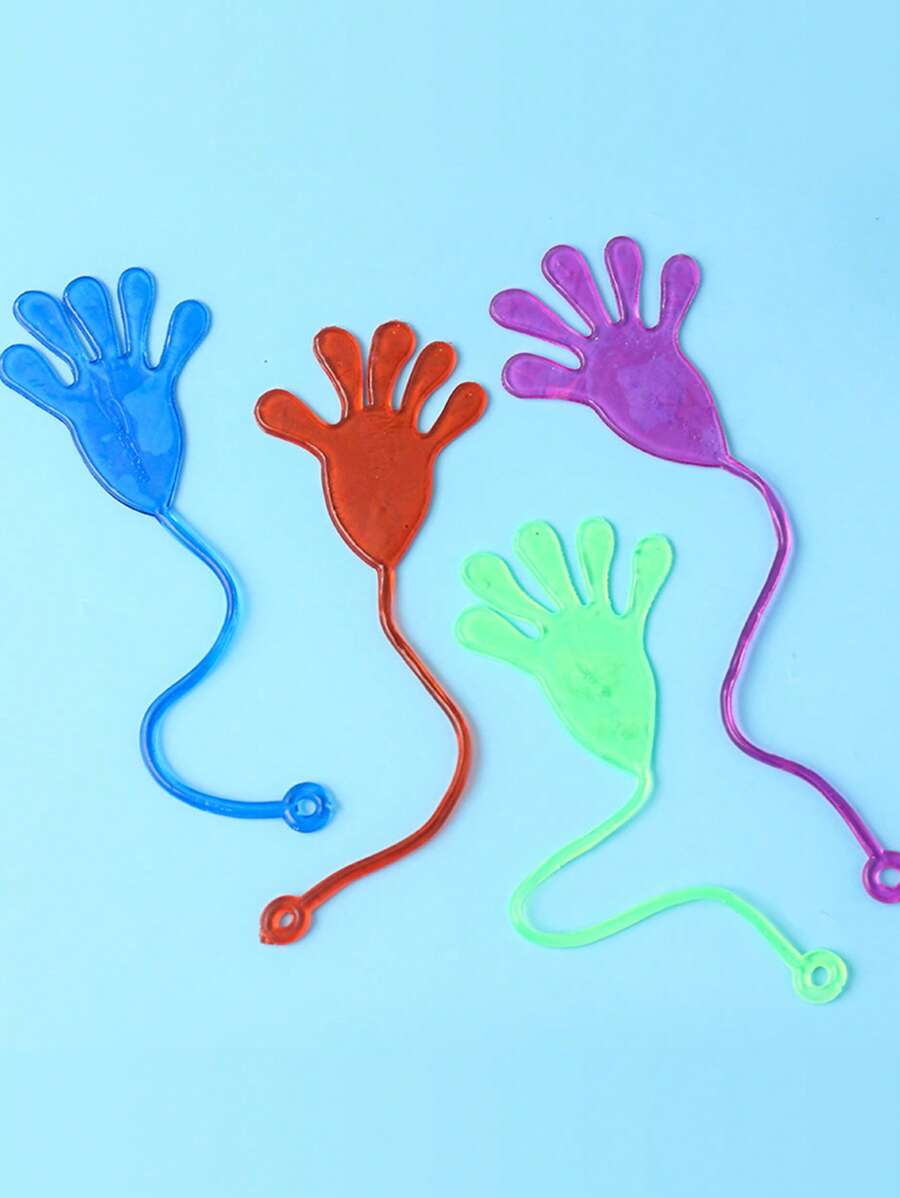 20pcs/Pack Random Color Stretchy Sticky Hand Toy, Wall Climbing Hand ...