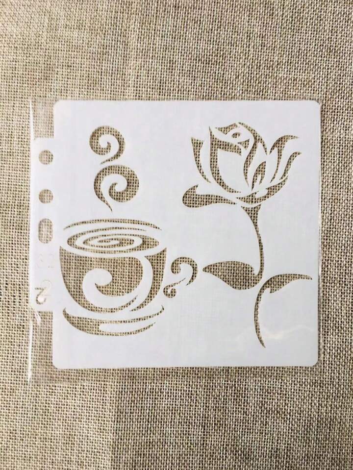 Coffee Cup Stencils Crafts