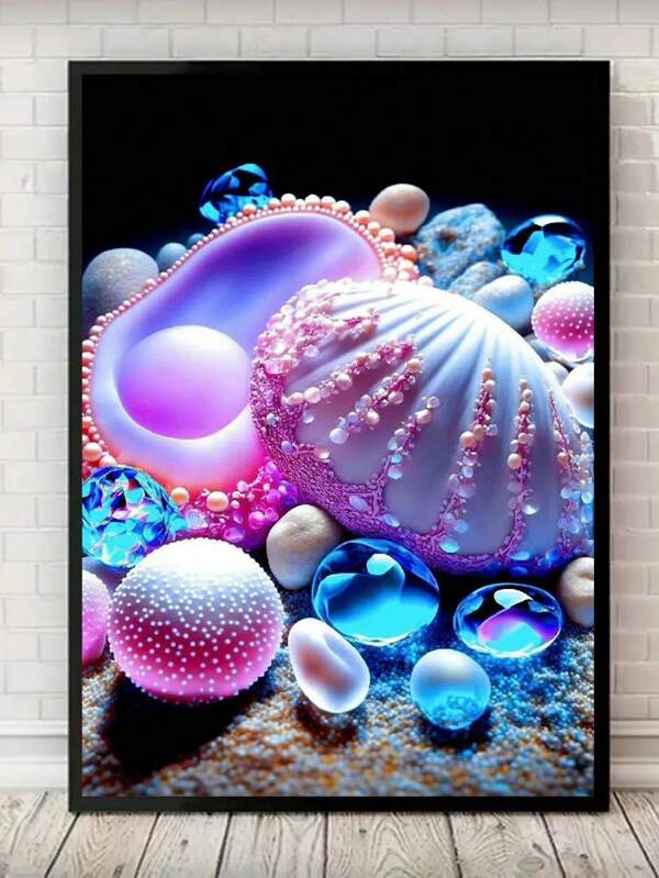 1set Shell Pattern DIY Diamond Painting | SHEIN USA