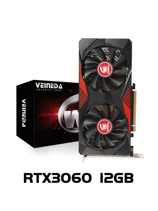 VEINEDA Geforce RTX 3060 12GB NVIDIA Performance Graphics Card Gaming ...