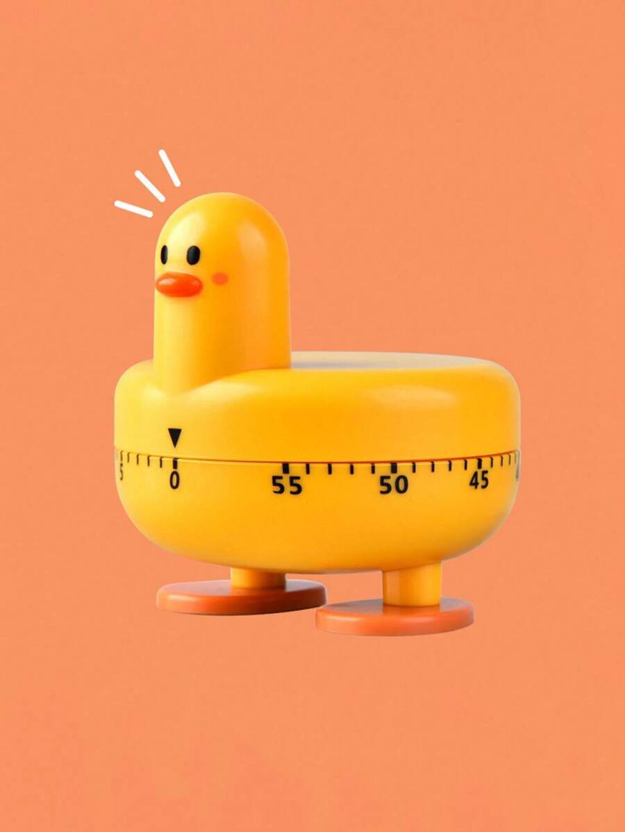 1pc ABS Timer, Cute Cartoon Duck Design Multifunction Countdown Up ...