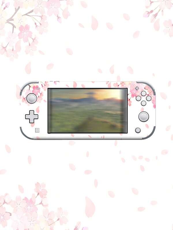 Floral Print Sticker Compatible With Nintendo Switch Lite | SHEIN USA