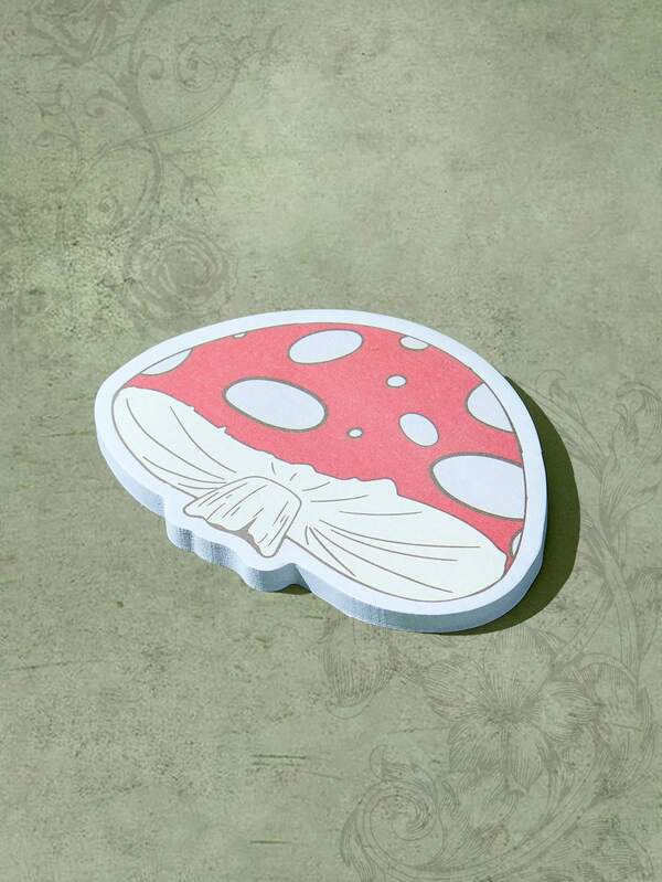 Kawaii 1pc Mushroom Shaped Sticky Note,Cute Easy To Post Sticky Note ...