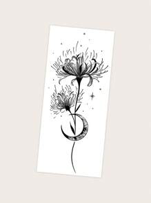 1sheet Floral Pattern Tattoo Sticker | SHEIN UK