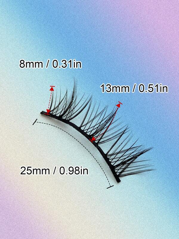 10pairs DIY Lashes Cut Freely Natural Manga Lashes Soft Short Eyelashes ...