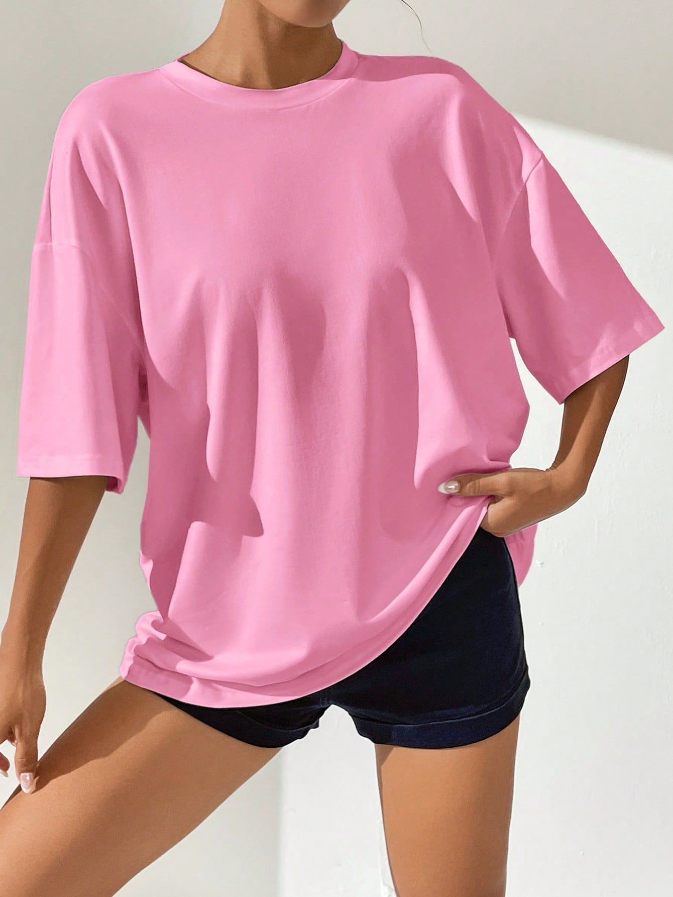 Shein Ezwear Figure Graphic Drop Shoulder Tee Shein Uk