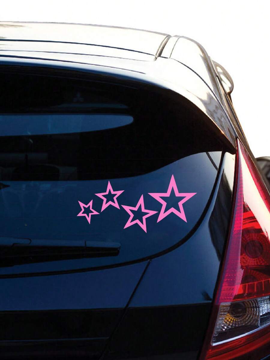 1pc Star Pattern Car Sticker | SHEIN USA