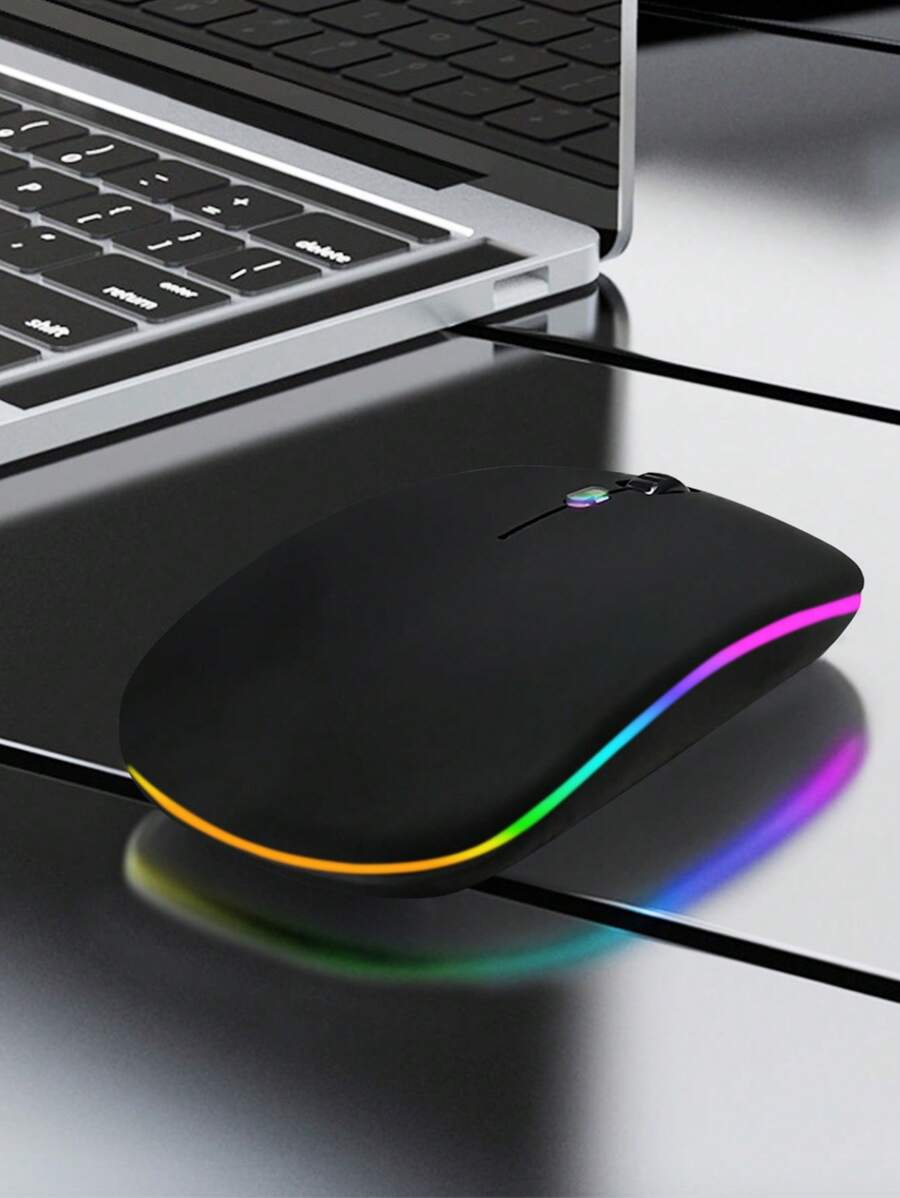 RGB Light Silent Wireless Mouse, Gaming Mouse | SHEIN USA