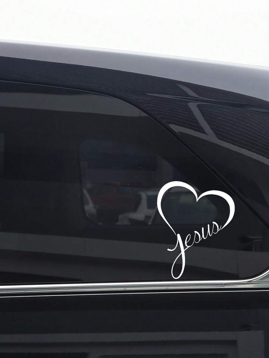 Heart Music Symbol Car Sticker, Car Door Window Bumper Stickers Decals ...