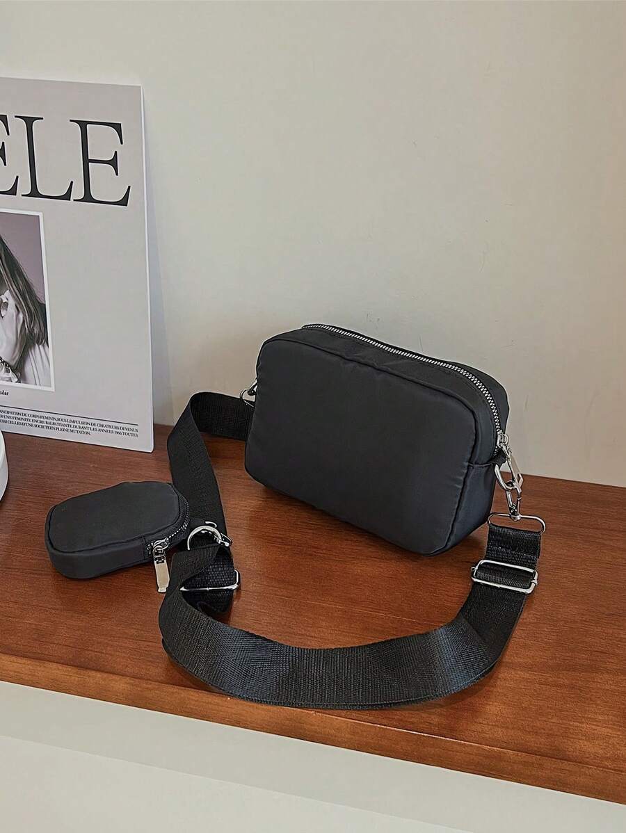 Mini Minimalist Crossbody Square Bag With Inner Pouch | SHEIN USA