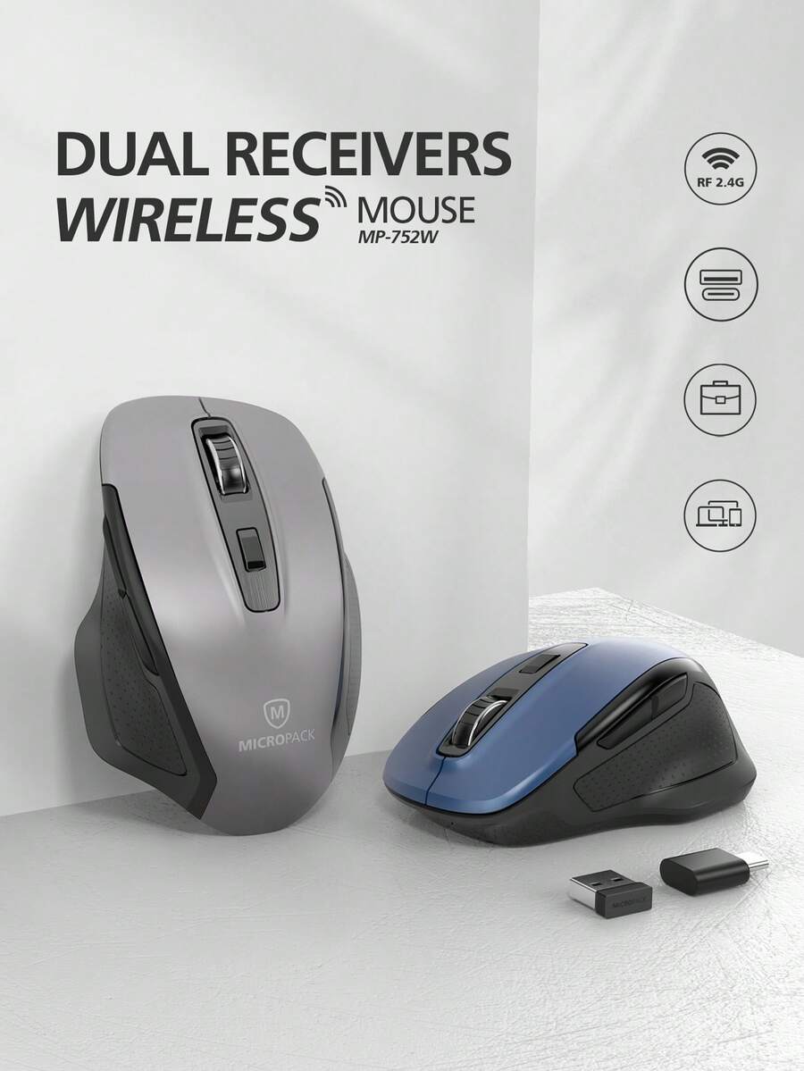 Dual Port Wireless Mouse, Gaming Mouse | SHEIN UK