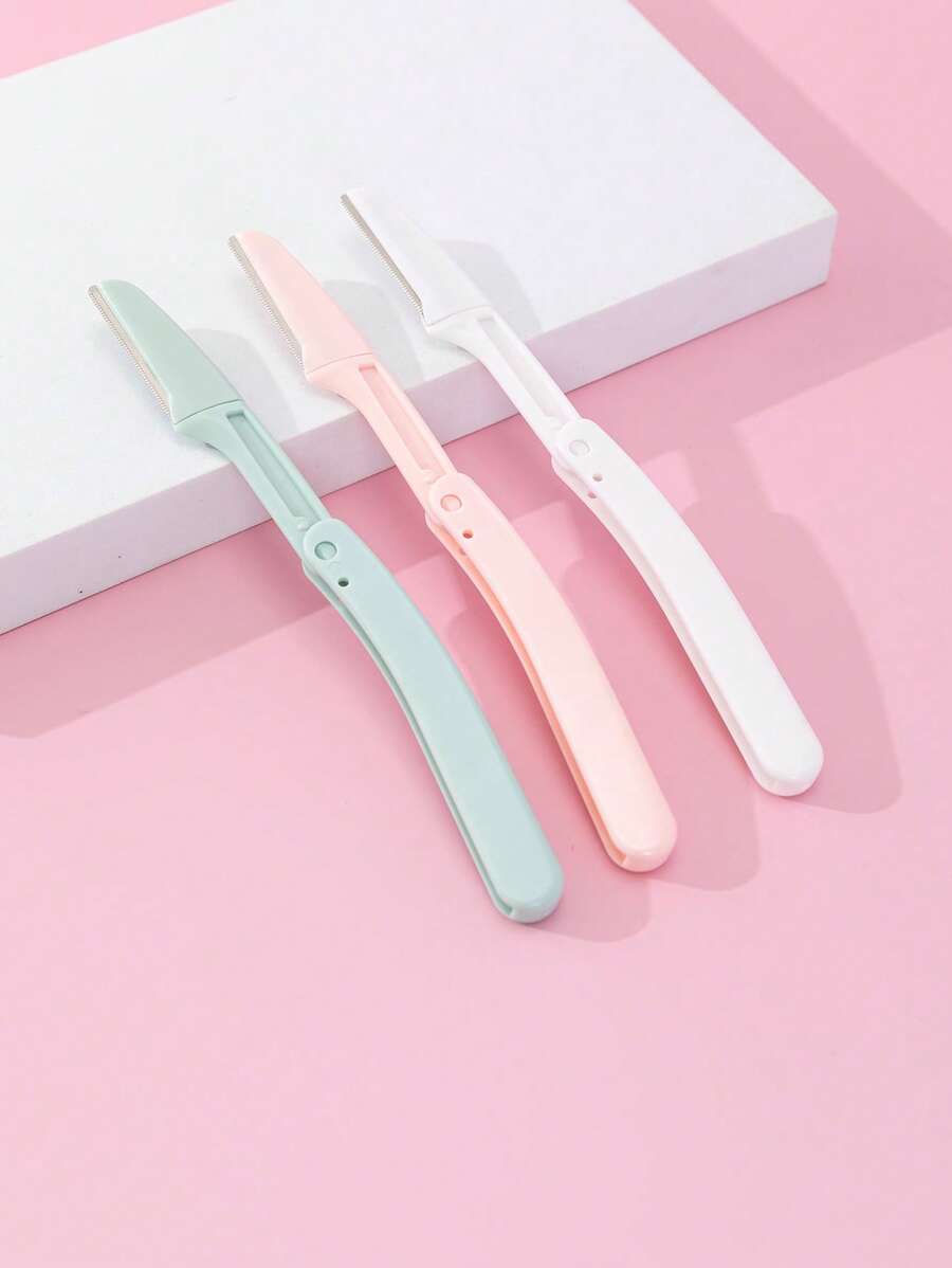 Eyebrow Razor,3Pcs Eyebrow Trimming Knife Set Eyebrow Shaver Face ...