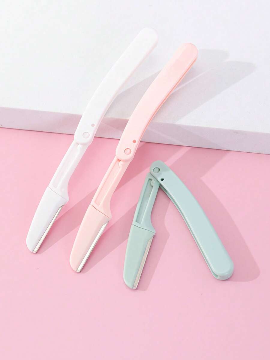 Eyebrow Razor,3Pcs Eyebrow Trimming Knife Set Eyebrow Shaver Face ...