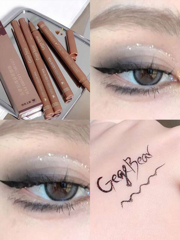 Long Lasting Eyeliner Pen, Waterproof Quick-Dry Smooth Liquid Eyeliner ...