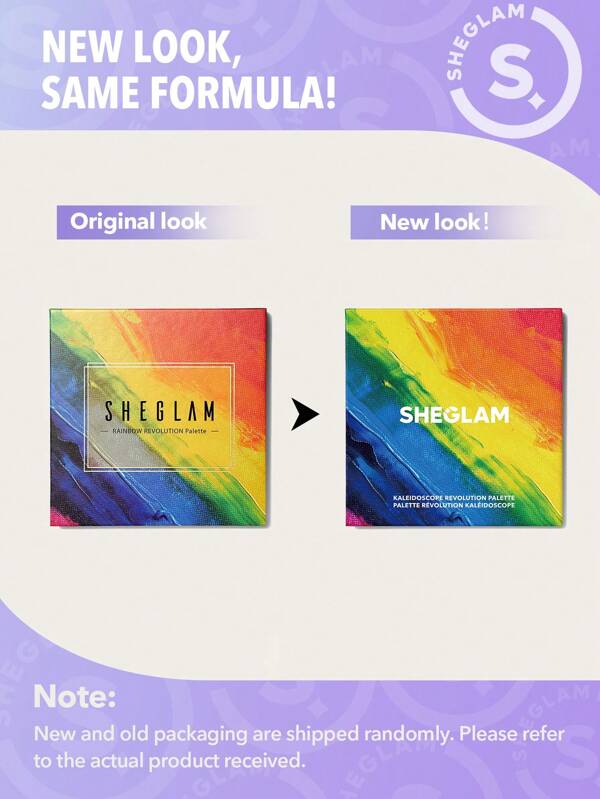 SHEGLAM Rainbow Revolution Palette 9-Clolor Metallic Shimmer Eyeshadow ...