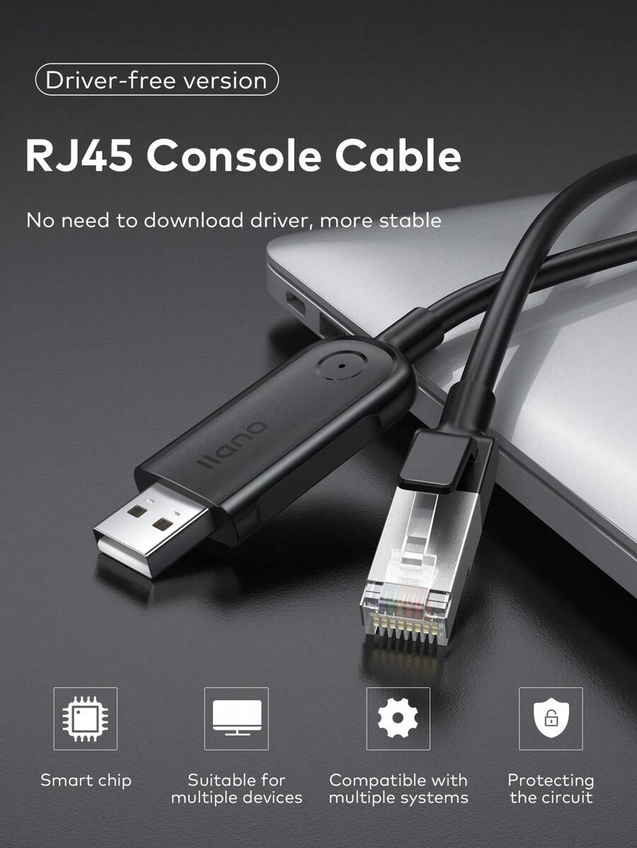 10 FT USB Console Cable, USB To RJ45 Serial Adapter, Compatible With ...