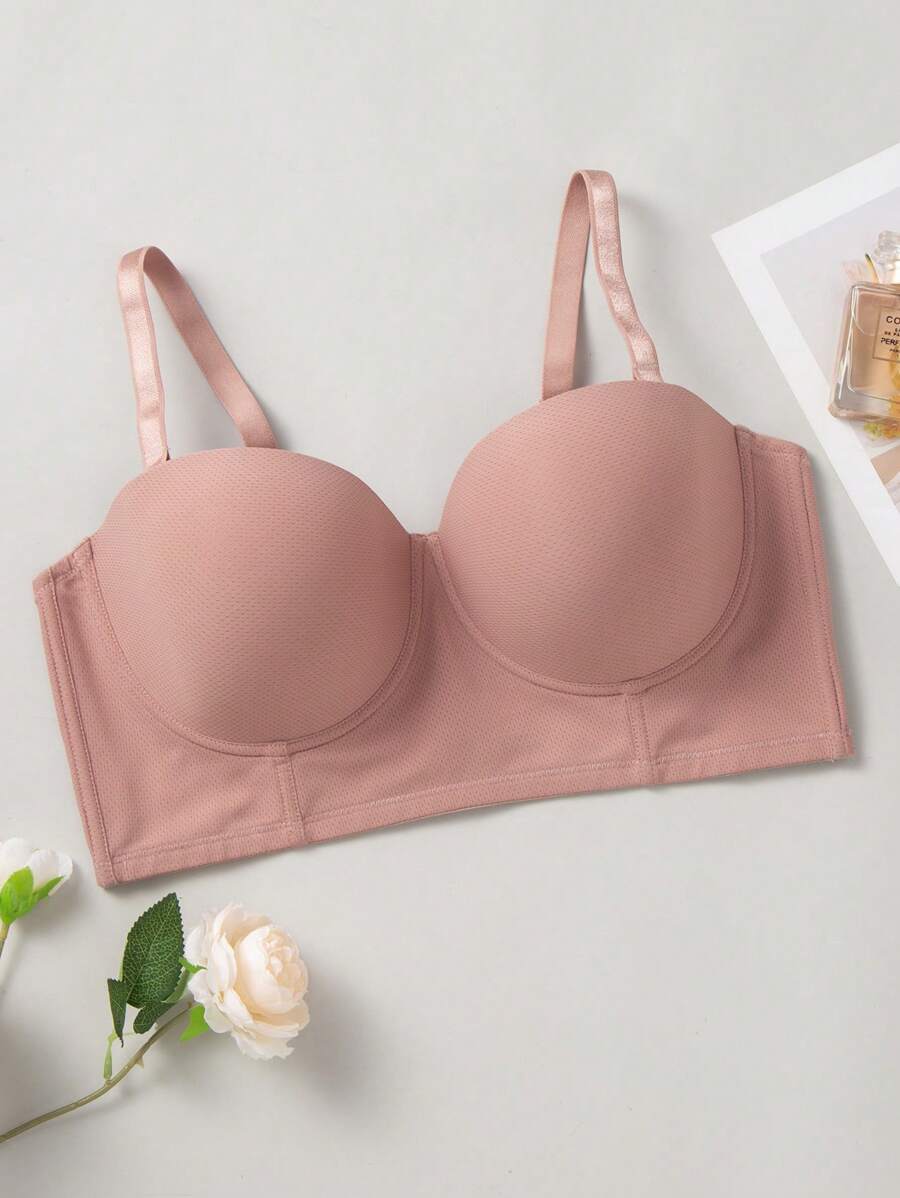 Plus Solid Underwire Bra | SHEIN USA