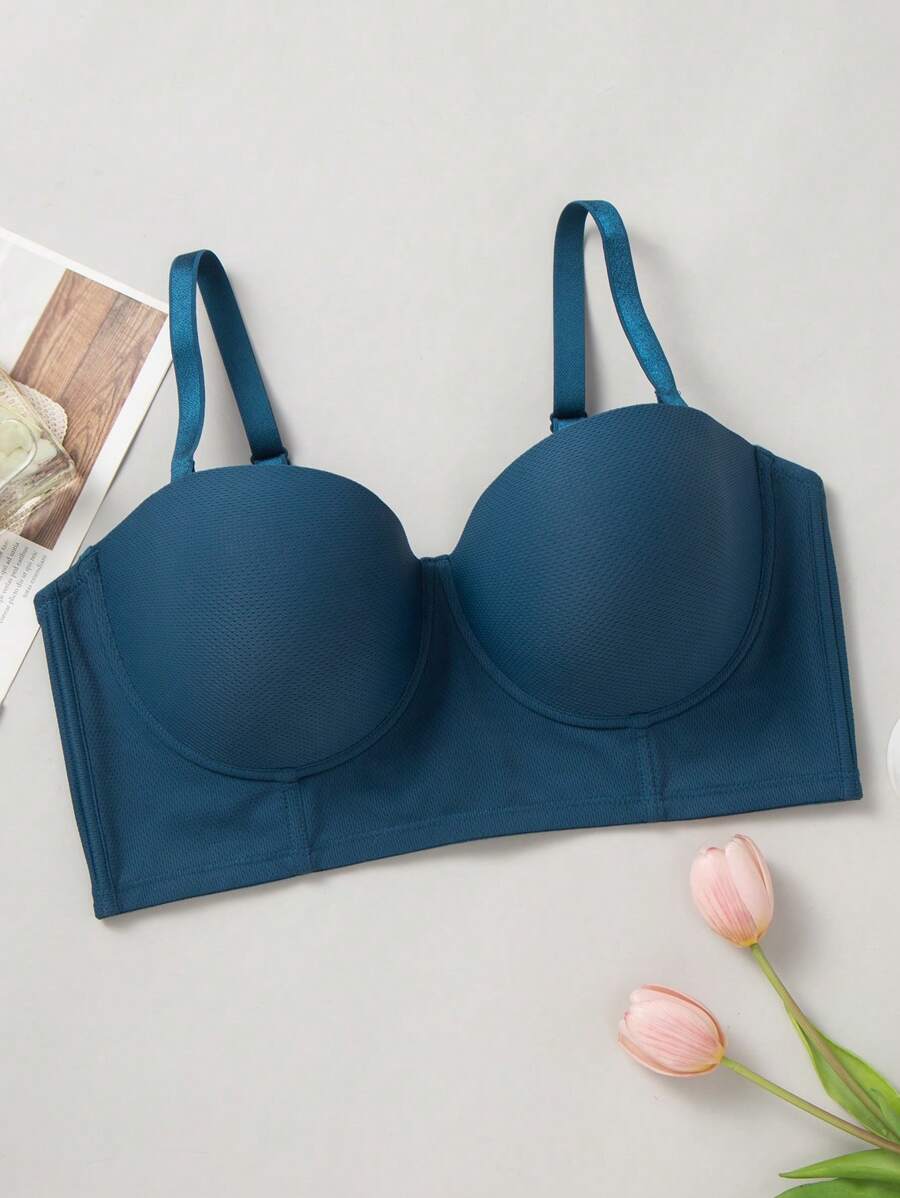 Plus Solid Underwire Bra | SHEIN USA