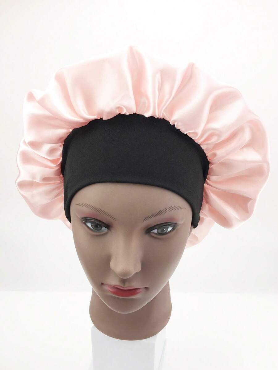 Hair Cap,1Pc Hairdressing Pure-Colored Hat, Wide Edge Elastic Head ...