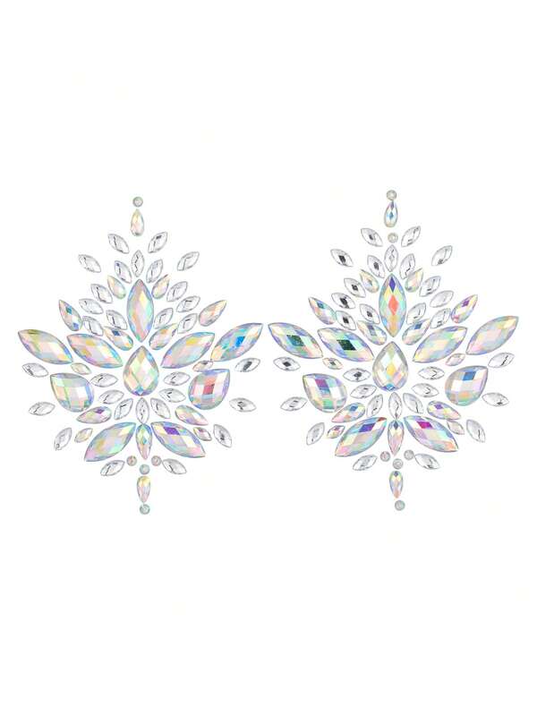 1pc Resin Rhinestone Body Art Sticker For Chest Decoration, Costume ...