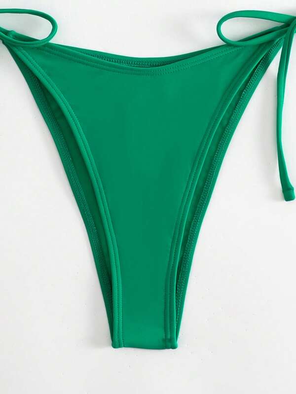 Shein Swim Bae Ring Linked Tie Side Bikini Swimsuit Shein Usa