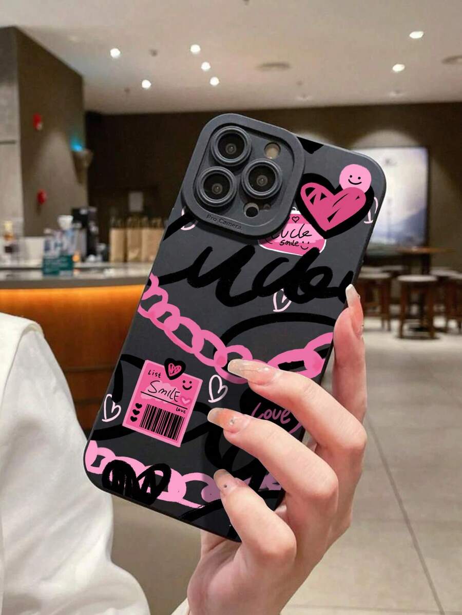 Heart Pattern Phone Case | SHEIN USA