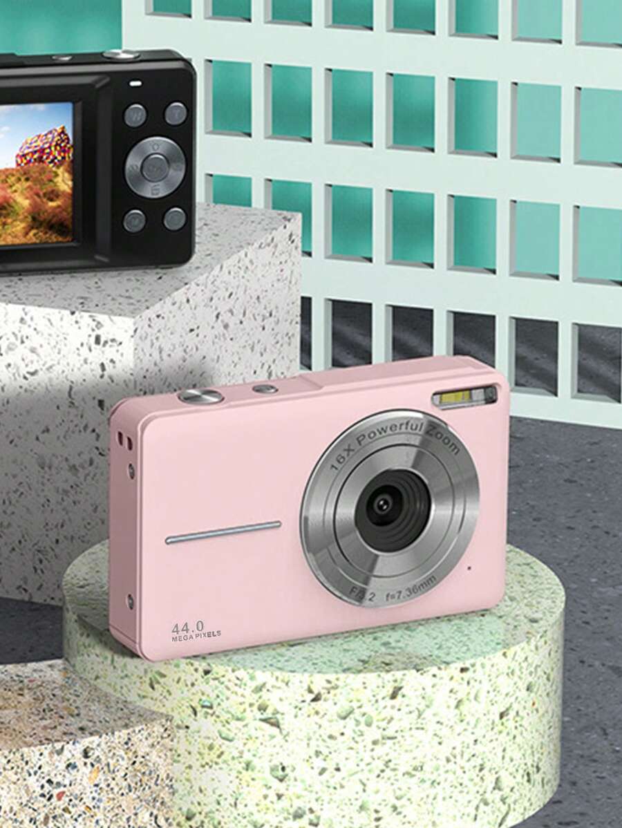 Câmera Digital Portátil CR31 com Zoom de 16x, Pixels de 4400W e Suporte ...