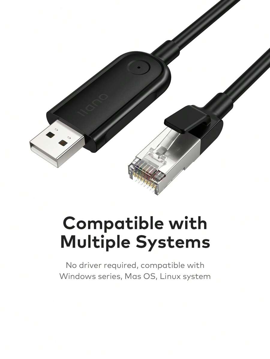 5 FT USB Console Cable, USB To RJ45 Serial Adapter, Compatible With ...