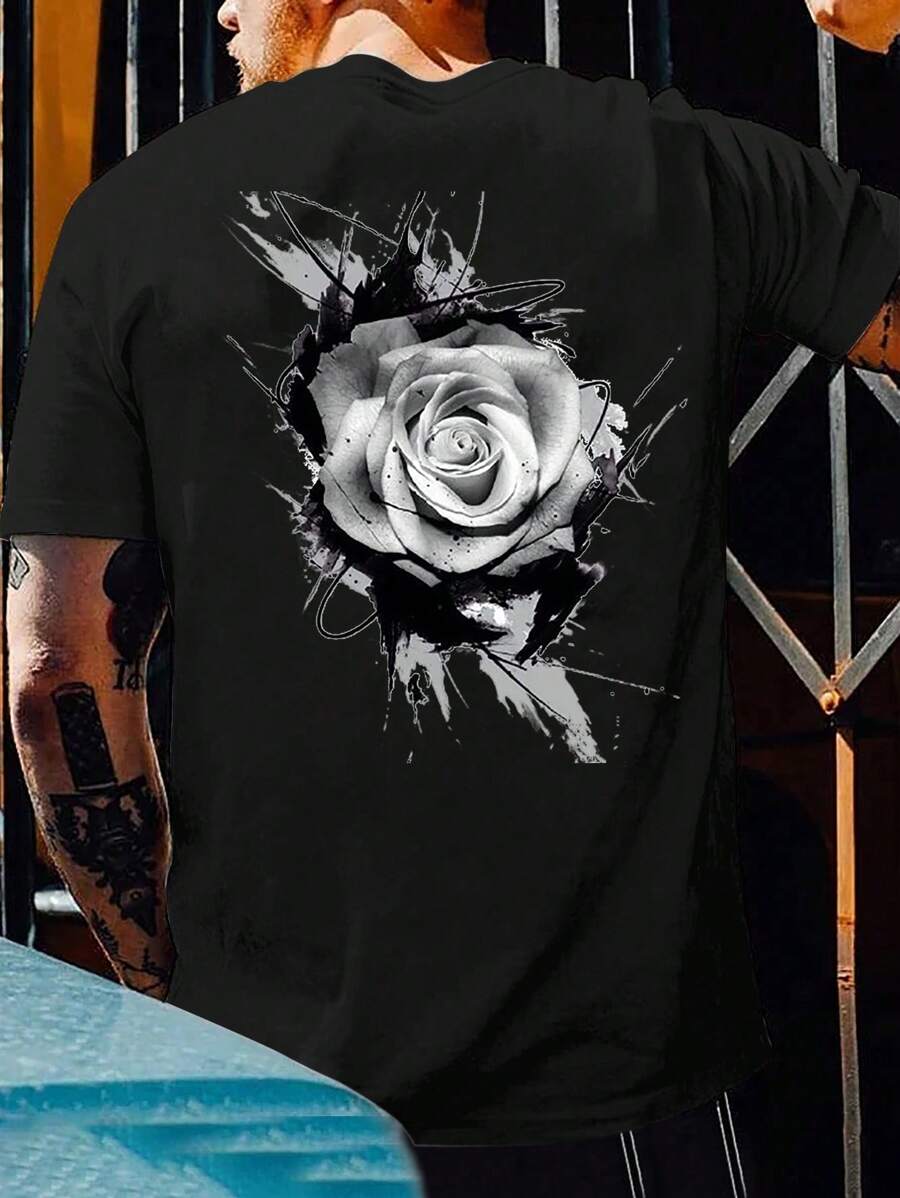 Manfinity EMRG Men Floral Print Tee | SHEIN USA
