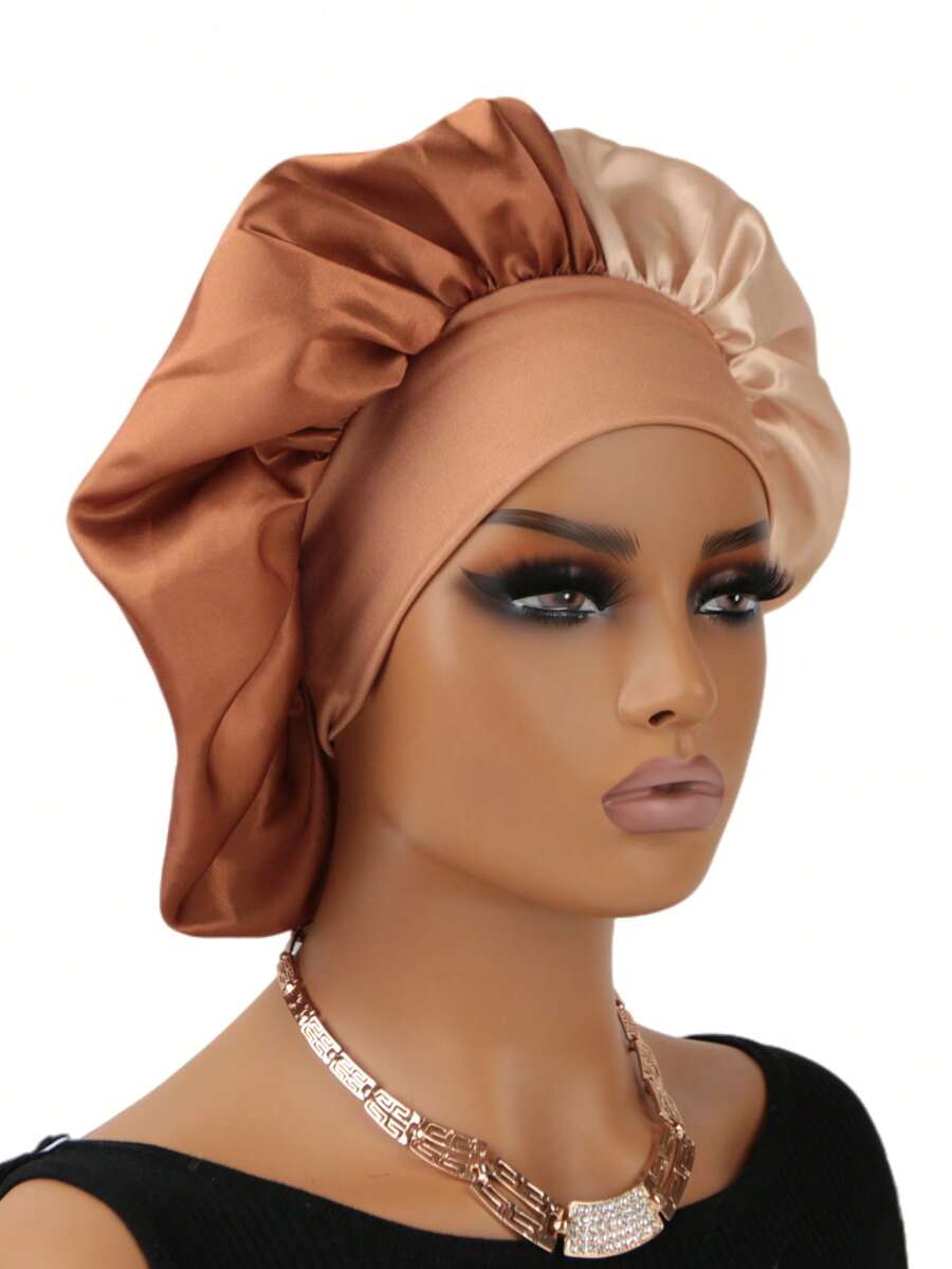 1pc Satin Wig Sleeping Bonnet | SHEIN USA