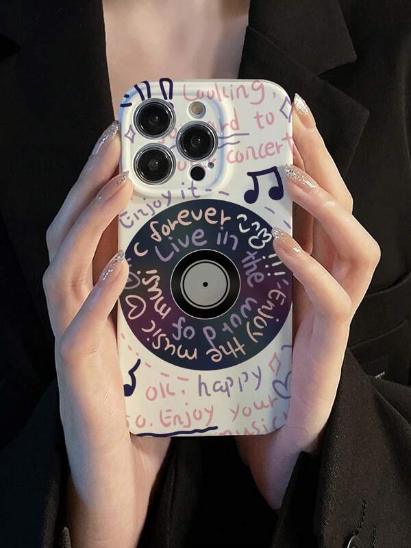 Music Note Pattern Waterproof Phone Case | SHEIN USA