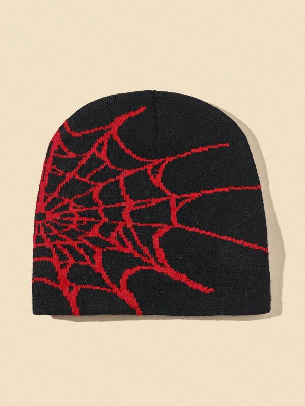 Women Spider Web Pattern Casual Beanie For Daily Life for Sale ...