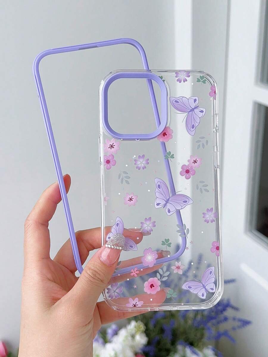 Butterfly Pattern Anti-fall Phone Case | SHEIN USA