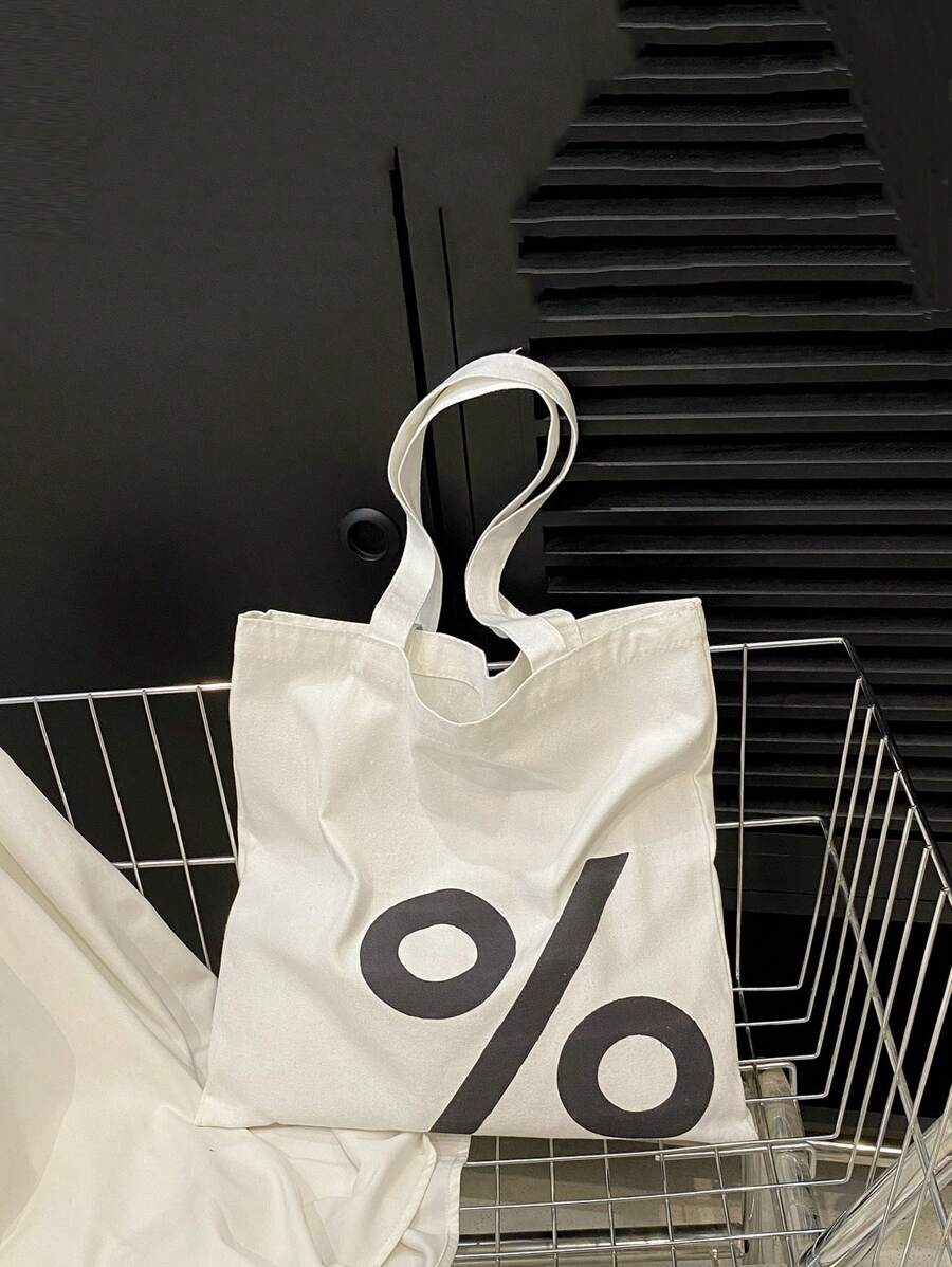 1pc Boys Mathematical Symbol Pattern Shopper Bag | SHEIN USA