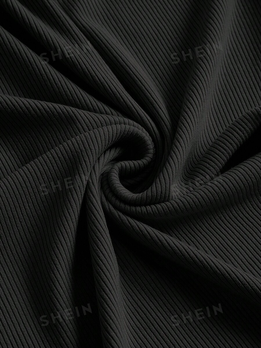 SHEIN MOD Tie Shoulder Ruched Bust Tie Front Cami Dress | SHEIN USA