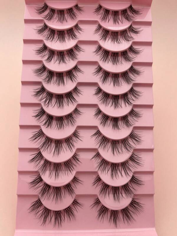 10pairs Cluster Lashes Extension Wispy Lash Natural Look Diy Individual ...