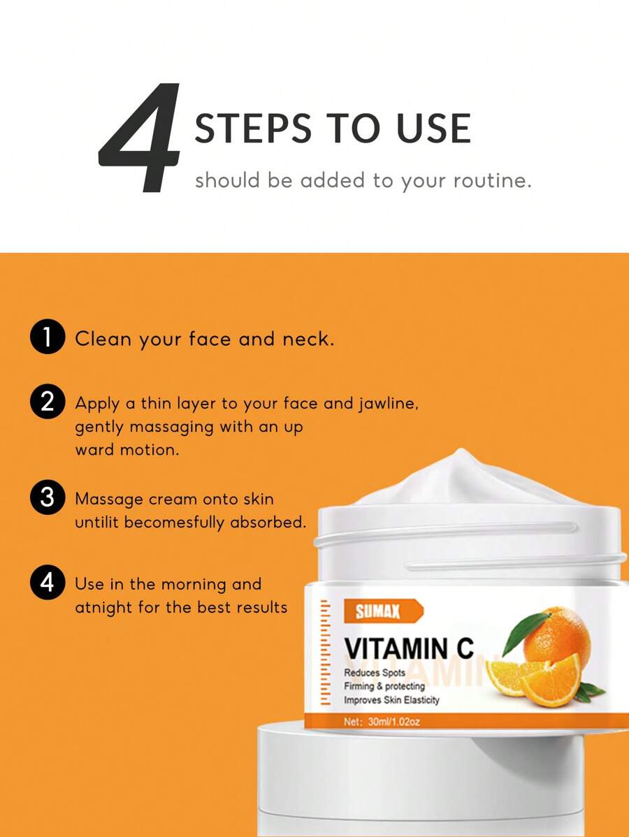 Vitamin C Cream Face & Body Lotion Moisturizer | Anti Aging Skin Care ...