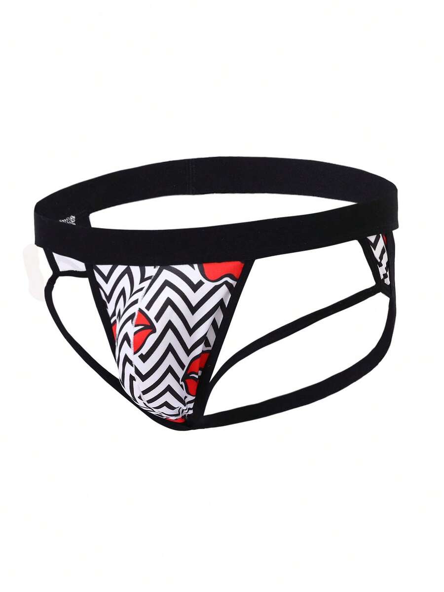 Men Chevron Print Jockstrap | SHEIN USA