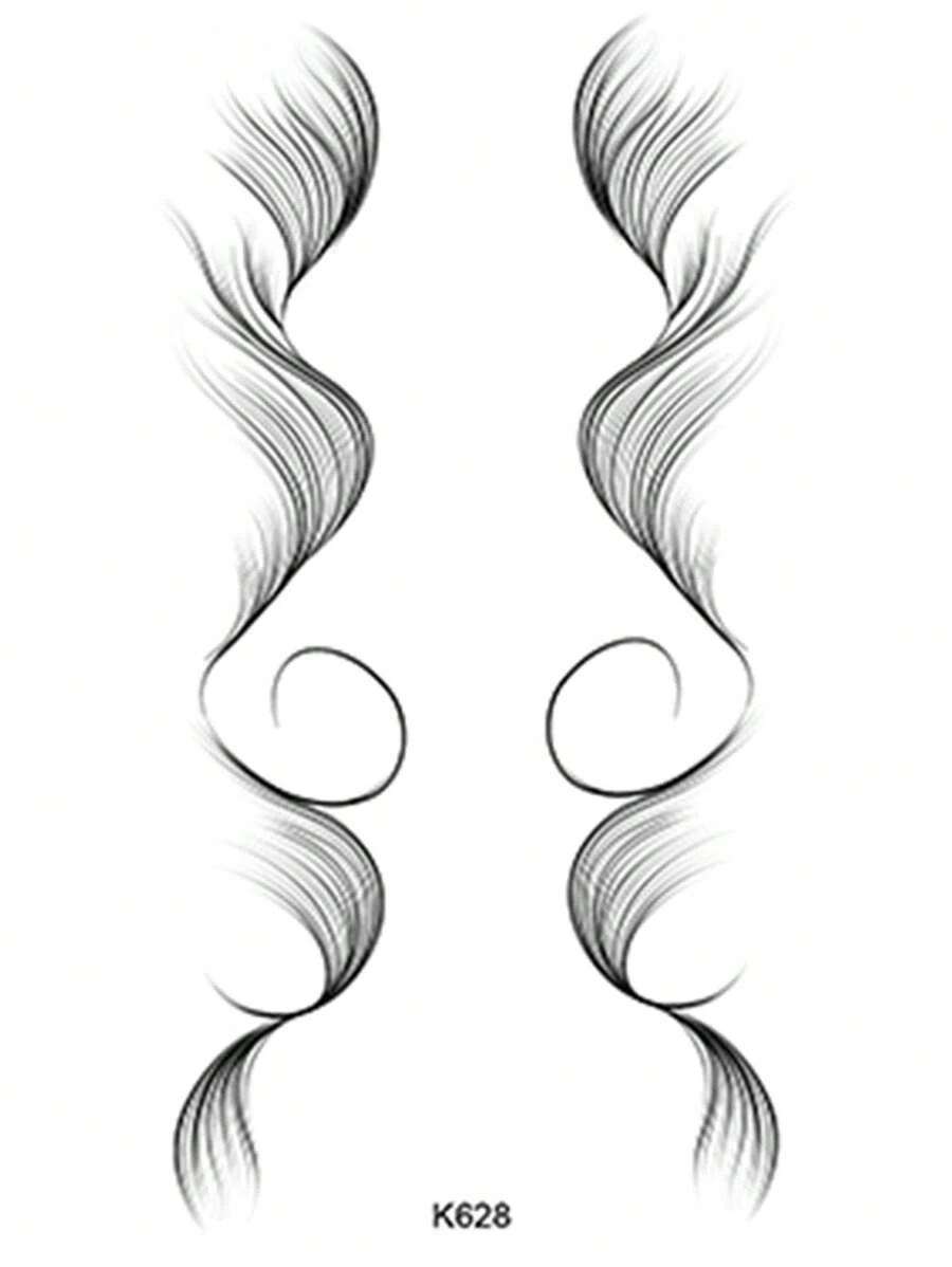 1sheet Hairline Edge Tattoo Sticker | SHEIN USA