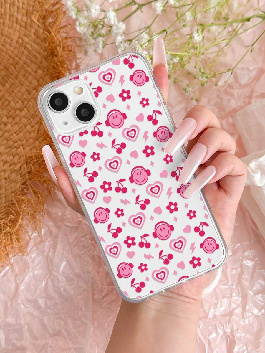 Heart Pattern Phone Case | SHEIN USA
