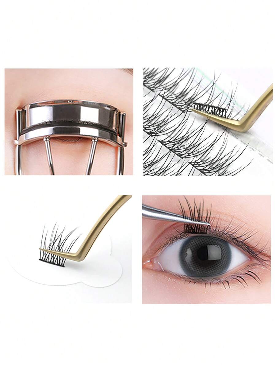 False Eyelashes,1Box Mermaid Tail Segment Individual Diy Fishtail ...