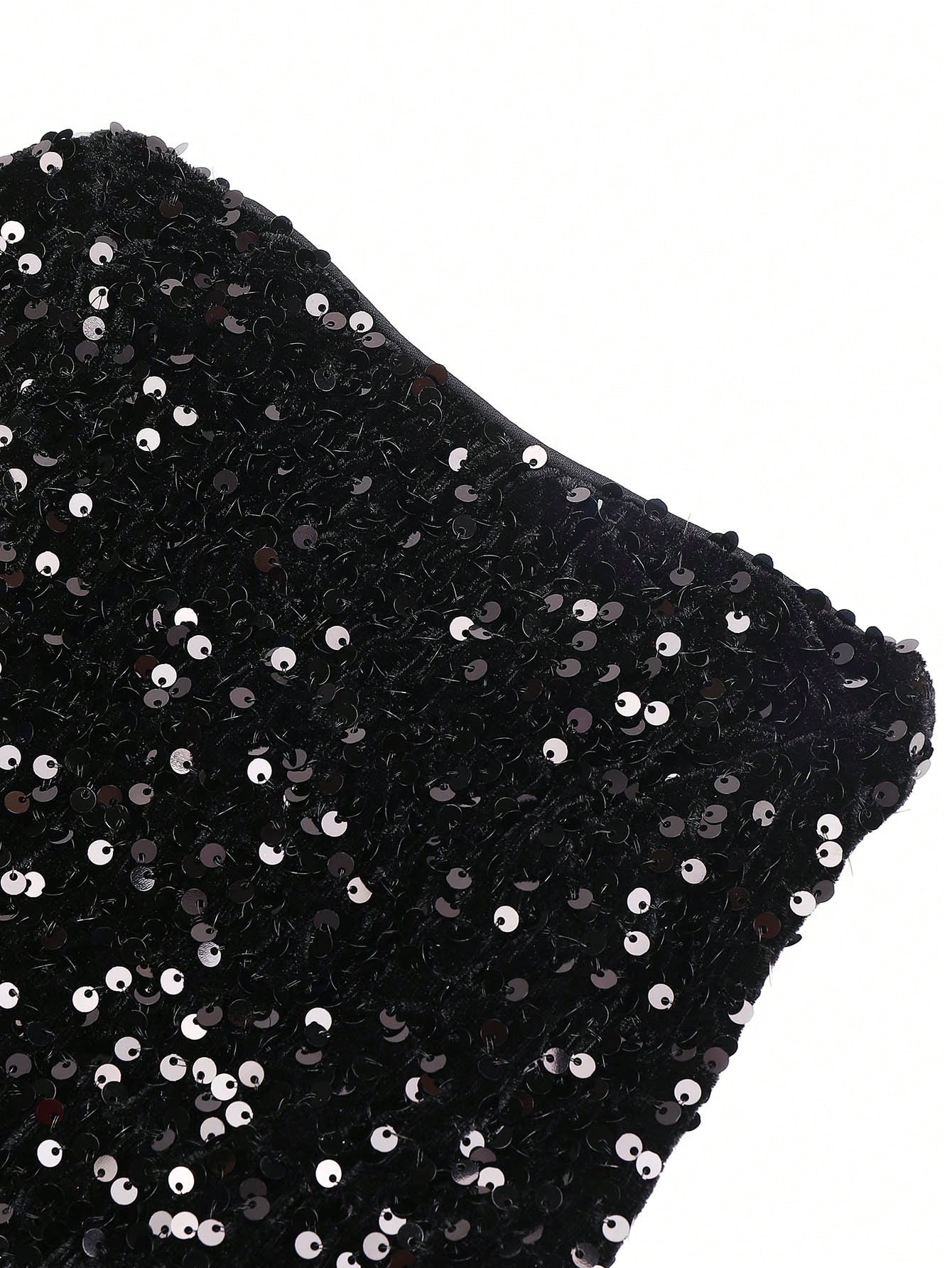 Lace Up Backless Sequin Prom Dress | SHEIN USA