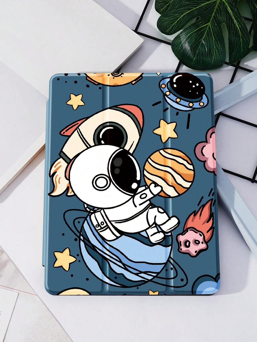 Étui De Tablette Spaceman Compatible Avec Ipad 7 8 9e Génération 10 2
