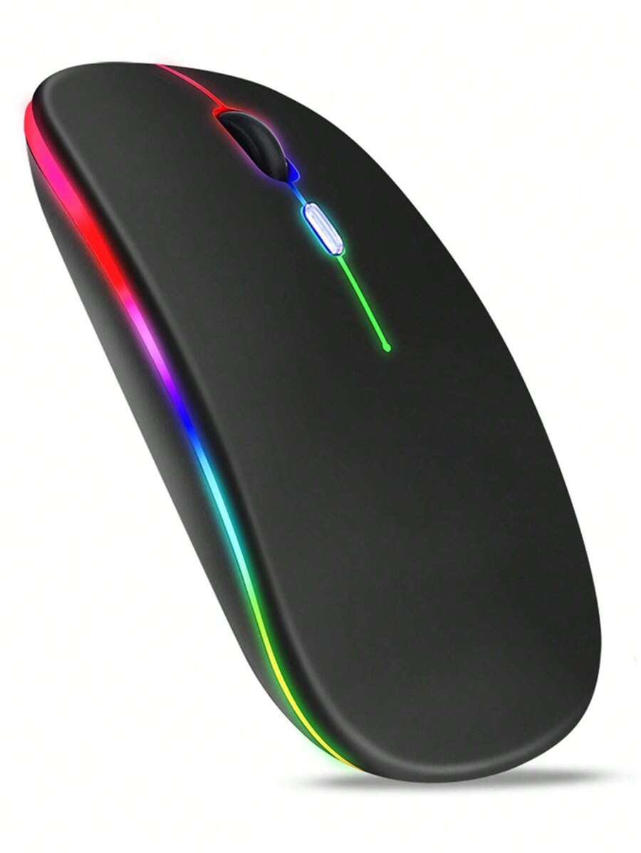 Dual Mold RGB Light Wireless Mouse | SHEIN USA